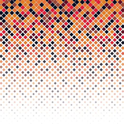 Premium Vector Halftone Geometric Pattern With Orange And Brown Colors Gradient Rhombus