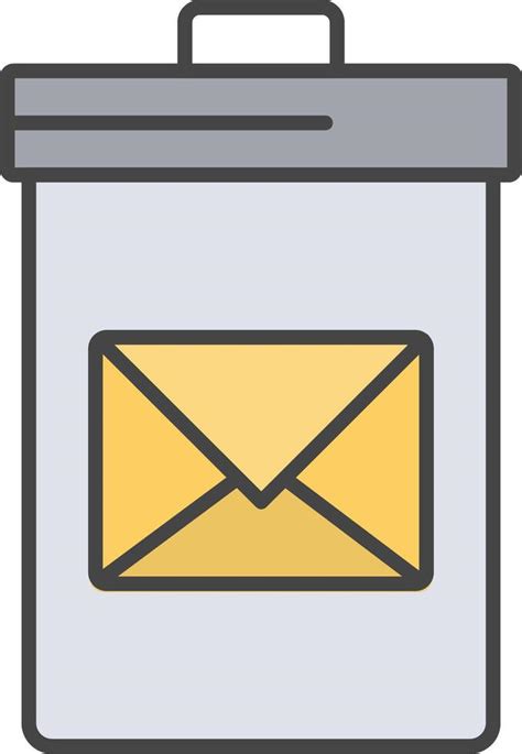 delete message line filled light icon 38748607 vector art at vecteezy
