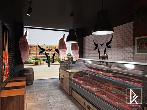 Butcher Shop On Behance Butcher Shop Butcher Store Supermarket Design
