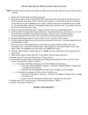 Cellular Reproduction Virtual Lab Pdf Cellular Reproduction Mitosis Virtual Lab Instructions