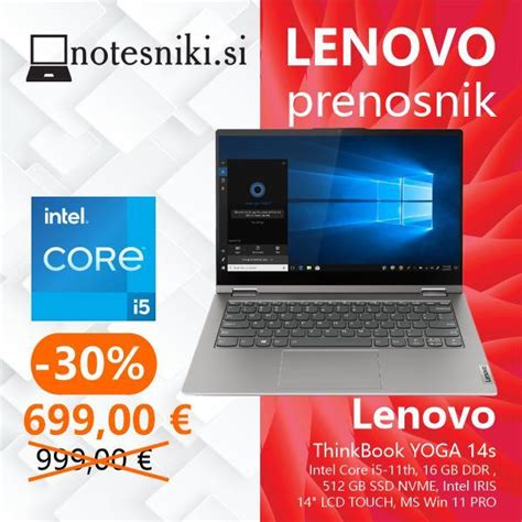 Lenovo Thinkbook S Yoga AKCIJA Flip Prenosnik