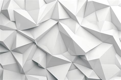 Premium Photo Polygonal Background With Gray Geometric Shapes