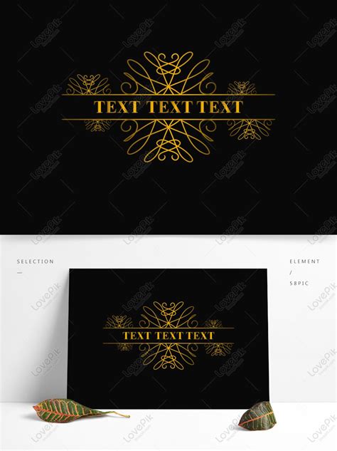 유럽의 미니멀 골드 라인 테두리 벡터 자료 일러스트 Png 및 벡터 이미지 무료 다운로드 Lovepik