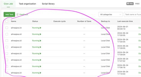 Aapanel 7 0 9 Edit Cron Aapanel Free Hosting Control Panel One Click Lamp Lemp