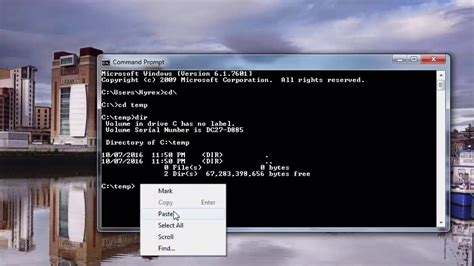 Cmd Tips And Tricks Part 2 Copy Text From Cmd To Clipboard Youtube