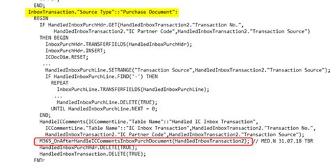 Event Request Codeunit 427 Function Recreateoutboxtransaction · Issue 3127 · Microsoftal