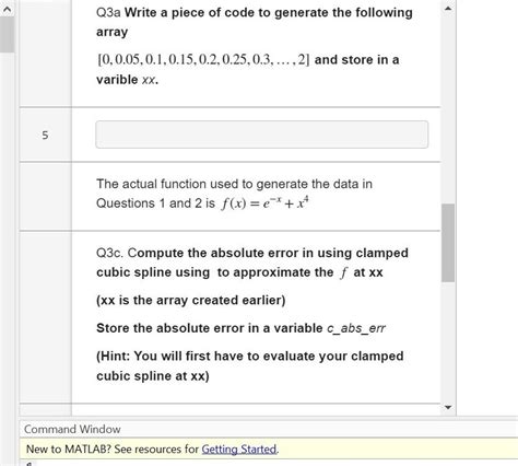 Solved Q3a Write A Piece Of Code To Generate The Following