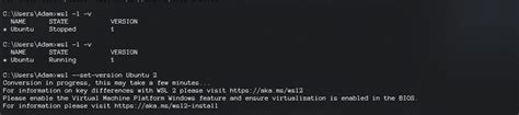 Cant T Upgrade To WSL Issue Microsoft WSL GitHub