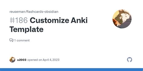 customize anki template · issue 186 · reuseman flashcards obsidian