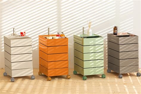 수납장 New컬러 미드센츄리 이동식 주방 카트 트롤리 5단 7colors 오늘의집 쇼핑