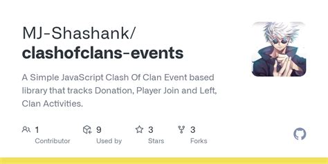 GitHub MJ Shashank Clashofclans Events A Simple JavaScript Clash Of