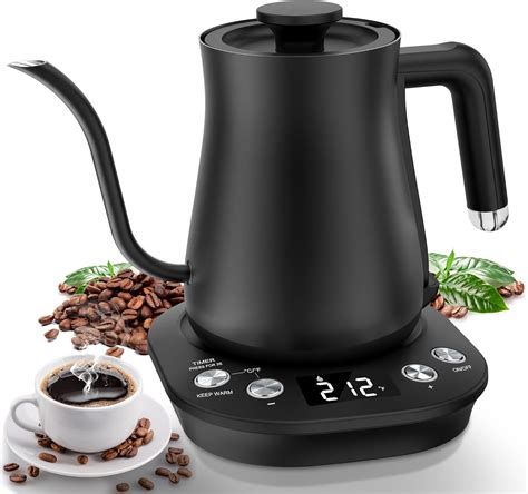 Electric Gooseneck Kettle ±1°f Temperature Control 304