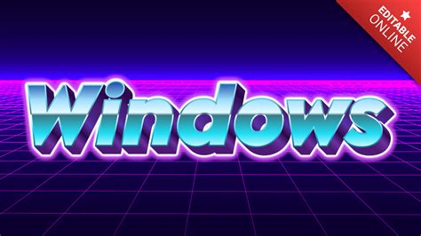 Windows Word Art Graphic Text Effect Generator