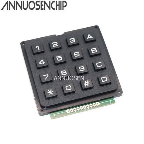 4x4 Matrix Keyboard Keypad Module Use Key Pic Avr Stamp Sml 4 4