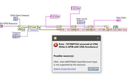 Connecting Problem About Keysight P5027a In Labview Error 1073807257 Ni Community