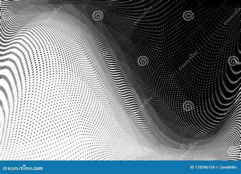 Abstract Grunge Halftone Pattern Soft Dynamic Lines Stock Vector Illustration Of Leaflets