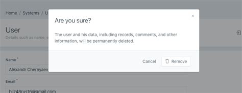Actions With A Confirm Dialog Laravel Orchid