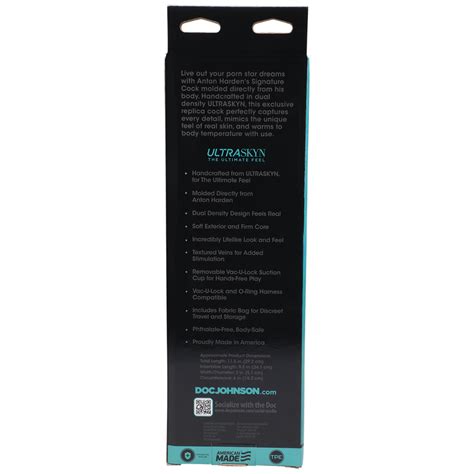 Signature Cocks Anton Harden 11 In Ultraskyn Cock With Removable Vac