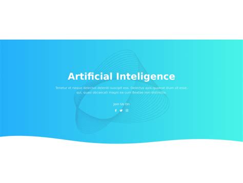 Vibrant Centered Heading Section With Social Media Icons Easyfrontend