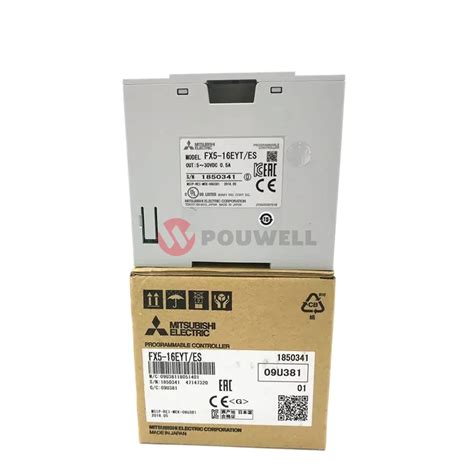 mitsubishi melsec iq f series plc input output module fx5 16eyt es
