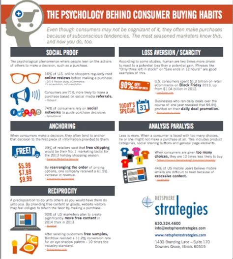 The Psychology Behind Consumer Buying Habits Netsphere Strategies The Ecommerce Experts We