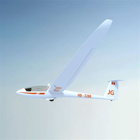 Glider Ls8 3d Model 99 Fbx Obj Max Free3d