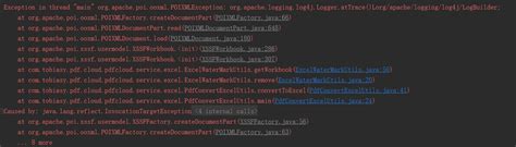 使用poi Ooxml Fulljar包过程中出现的版本问题 孤独的拾荒者 博客园