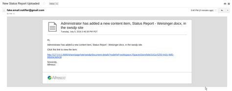 technical tips and tricks alfresco notification rules alerting users