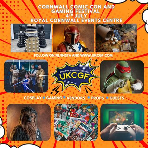 Cornwall 2026 Dates Uk Comic Con And Gaming Festivals Facebook
