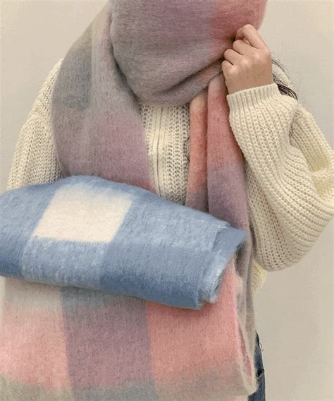 [ ️오늘출발 ️]당일출고 폭닥폭닥 빅사이즈 포근 목도리 커플템 솜사탕 머플러 에이블리