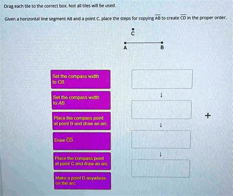 Solved Drag Each Tile To The Correct Box Not All Tiles Wlll Be Used