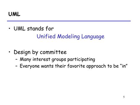 Ppt Uml Unified Modeling Language Powerpoint Presentation Free