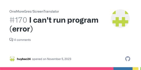 i can t run program error · issue 170 · onemoregres screentranslator