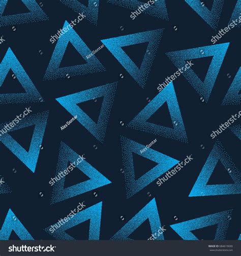 Vector Abstract Stippled Seamless Patterns 80s Stock Vector Royalty Free 684619690 Shutterstock