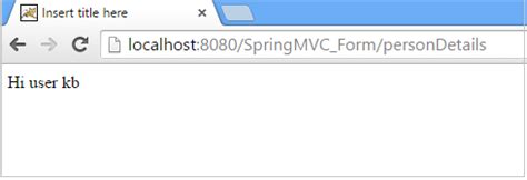 Spring MVC Form Binding Javainsimpleway