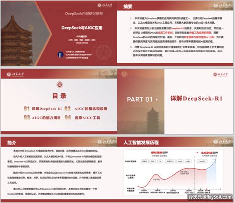 清华北大两套DeepSeek 入门到精通AI 教程 PDF 全套下载 配套视频 干货收藏 异次元软件世界