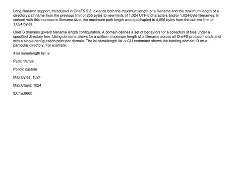 Architecture Powerscale Onefs Long Filename Support Dell
