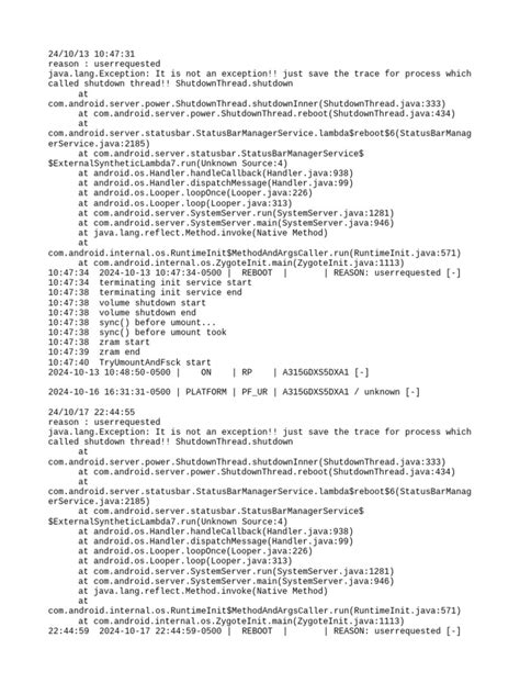 Power Off Reset Reason Backup Pdf Java Programming Language Software Development