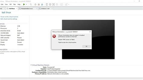 How To Fix Vmware Workstation Does Not Support Virtualized