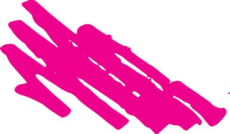 Abstract Colorful Scribble Line Stroke Artistic Graphic Design Elements For Lower Third Brush