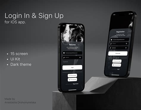 Log In Sign Up Forgot Password Uxui On Ios Ui Kit Behance