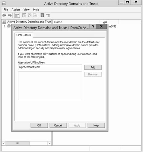 How To Add A Public Domain Upn Suffix To Domain Users In Active