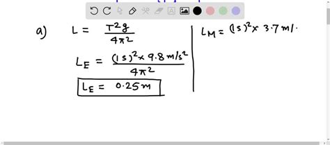 Solved6 The Gravitational Acceleration On Mars Is 37 Ms On Mars