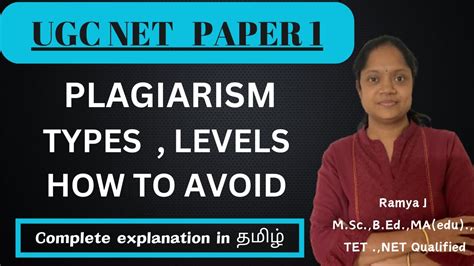 Plagiarism Ugc Net Kset Tssettnset Research Aptitude Youtube