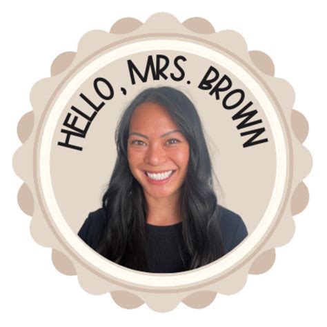 Hello Mrs Brown Teachers Pay Teachers