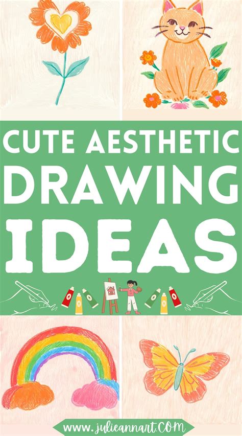 15 Cute Aesthetic Drawing Ideas For Beginners The Julie Art