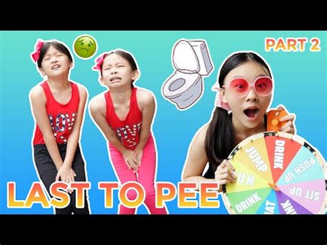 Last To Pee Challenge [part 2] W Gwen Kate Faye Youtube