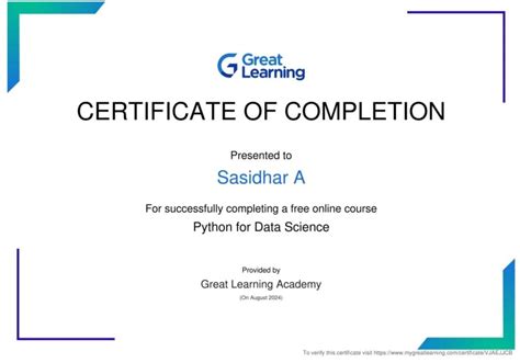 Sasidhar Arumugam On Linkedin Greatlearning Python Datascience