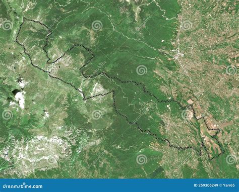 Junik Kosovo Low Res Satellite No Legend Stock Illustration Illustration Of Outline