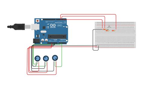 Circuit Design Arduino Rgb Tinkercad